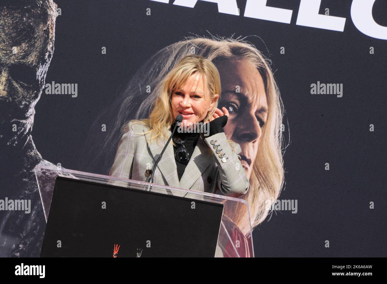 Los Angeles, CA. 12th Oct, 2022. Melanie Griffith at a public ...