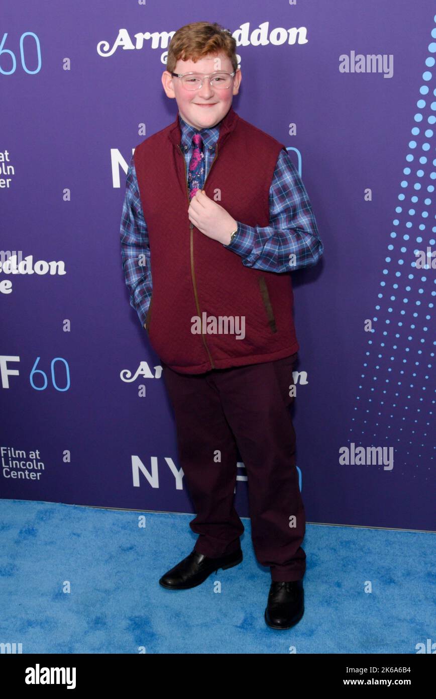 Jacob MacKinnon walks the red carpet for "Armageddon Time" during the ...