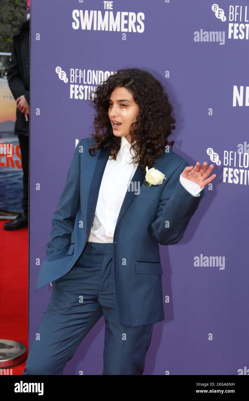 Manal Issa attends the film premiere for 'The Swimmers' during the 2022 ...