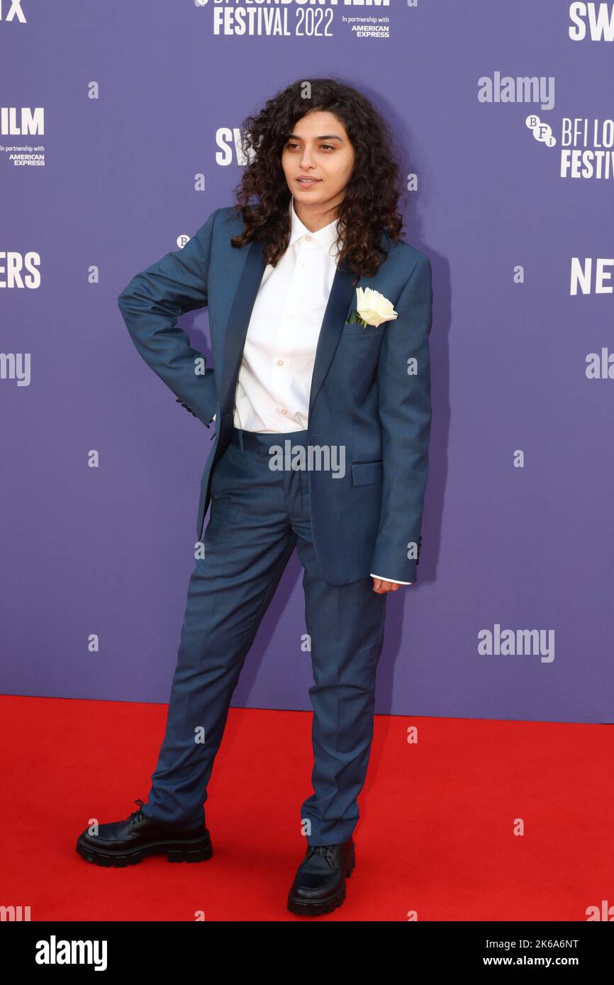 Manal Issa attends the film premiere for 'The Swimmers' during the 2022 ...