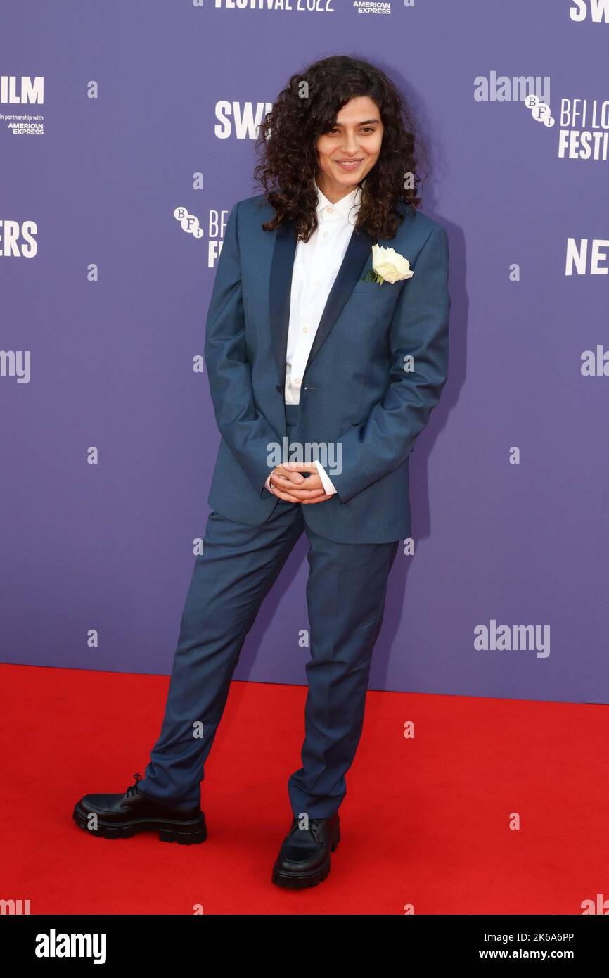 Manal Issa attends the film premiere for 'The Swimmers' during the 2022 ...