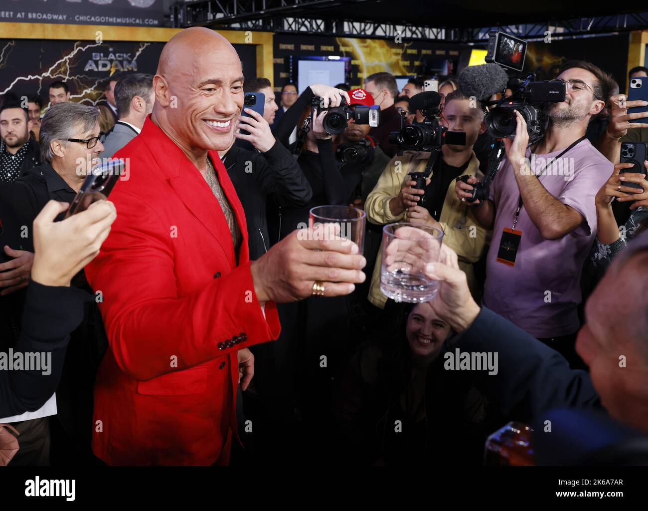 New York, United States. 12th Oct, 2022. Dwayne "The Rock" Johnson and ...