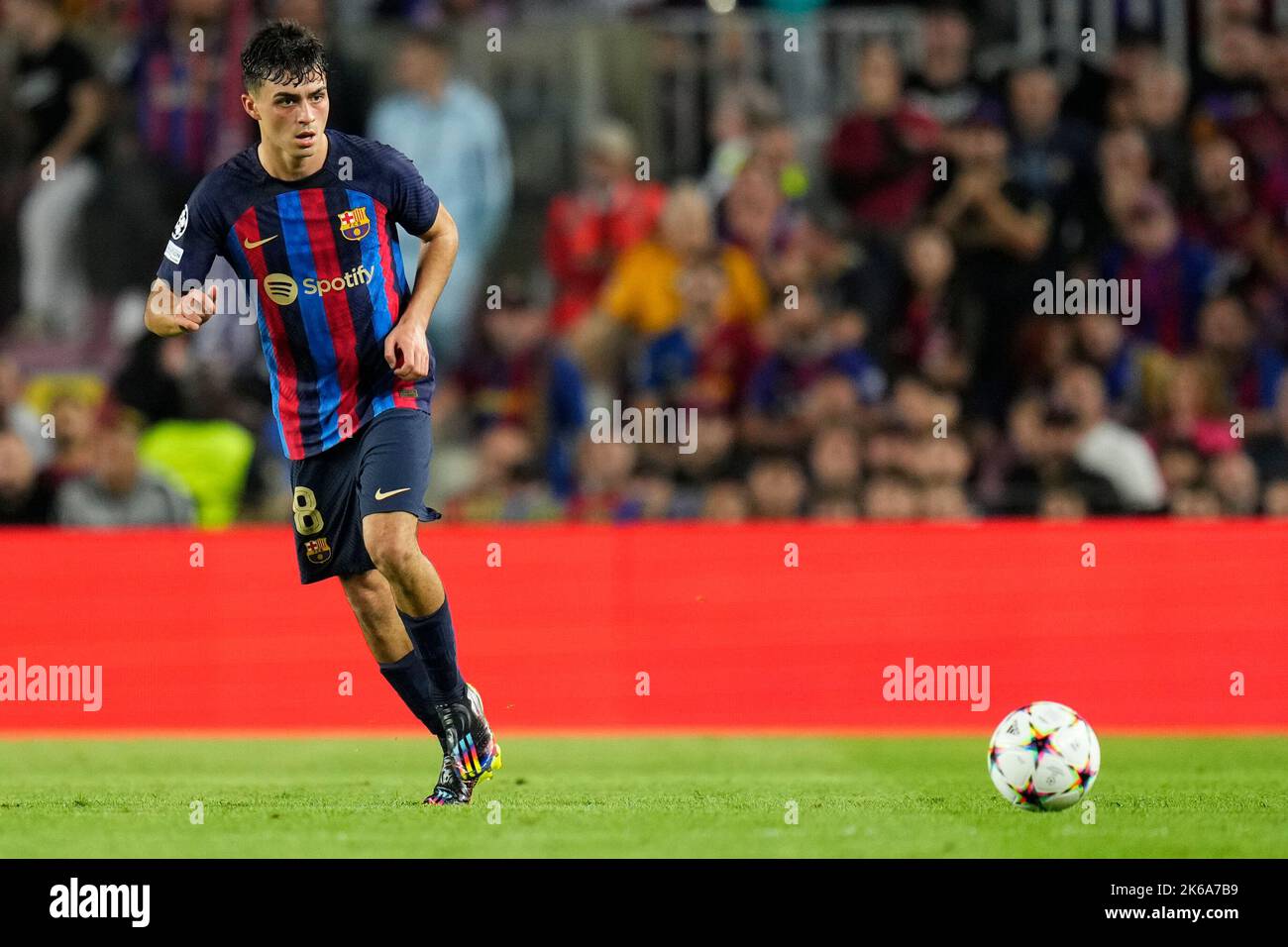 Barcelona, Spanien. 12th Oct, 2022. Pedri (FC Barcelona) in action ...