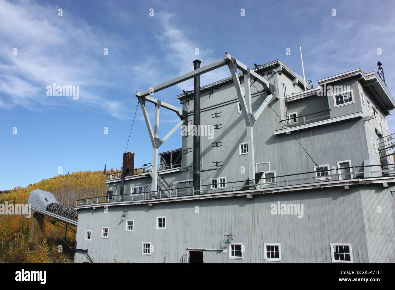 Dredge Number 4 near Dawson City, Yukon Territory, Canada Stock Photo ...