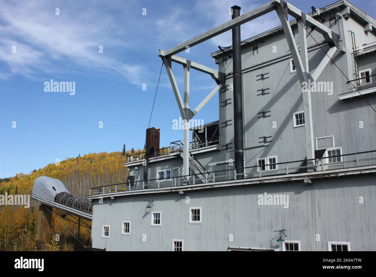 Dredge Number 4 near Dawson City, Yukon Territory, Canada Stock Photo ...