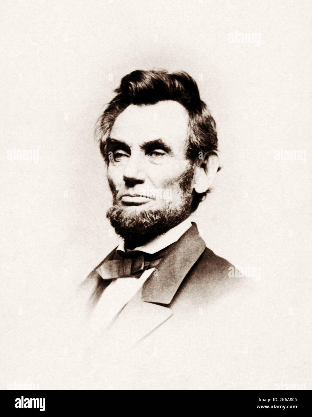 Portrait of President Abraham Lincoln Stock Photo - Alamy