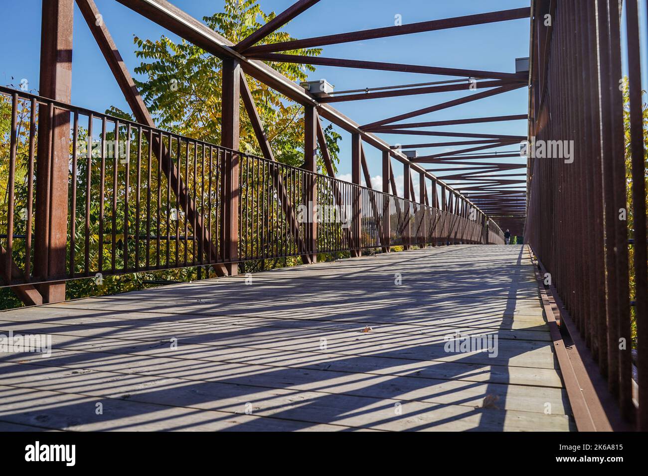 Grand River Pedestrian Bridge across Grand River in Cambridge, Ontario ...
