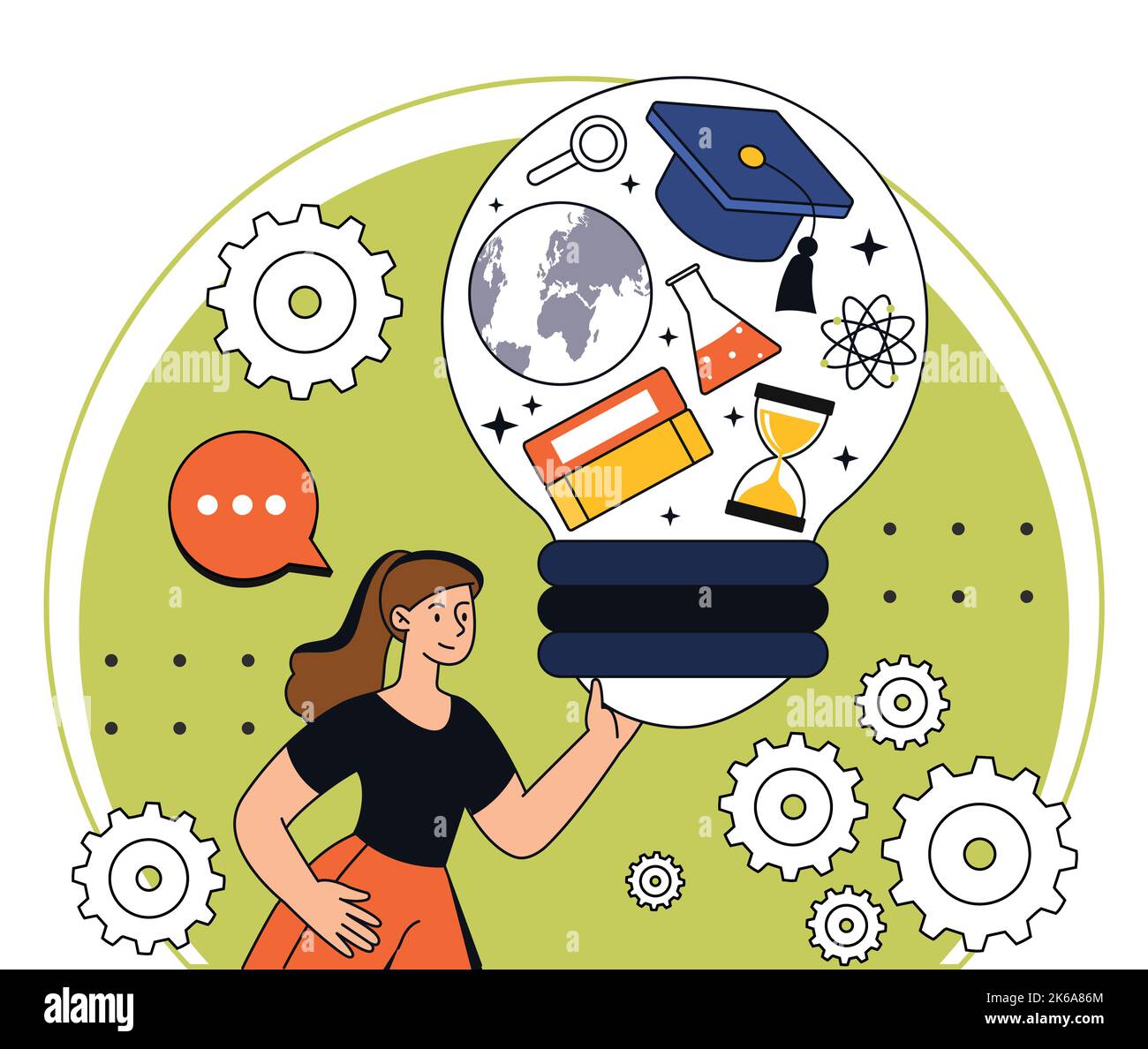 Education culture literacy Stock Vector Images - Alamy