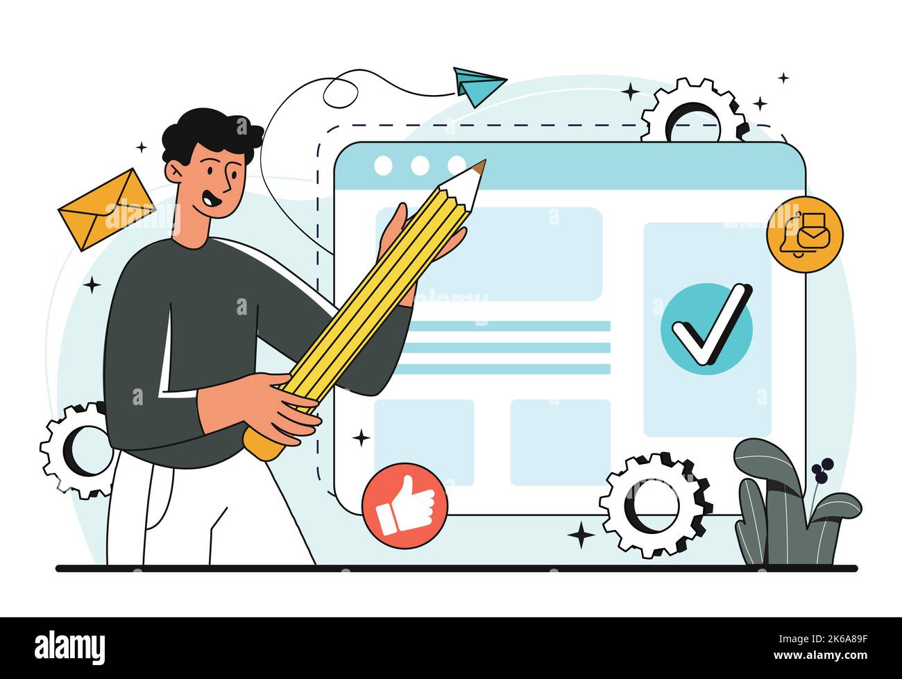 Digital user concept Stock Vector Image & Art - Alamy