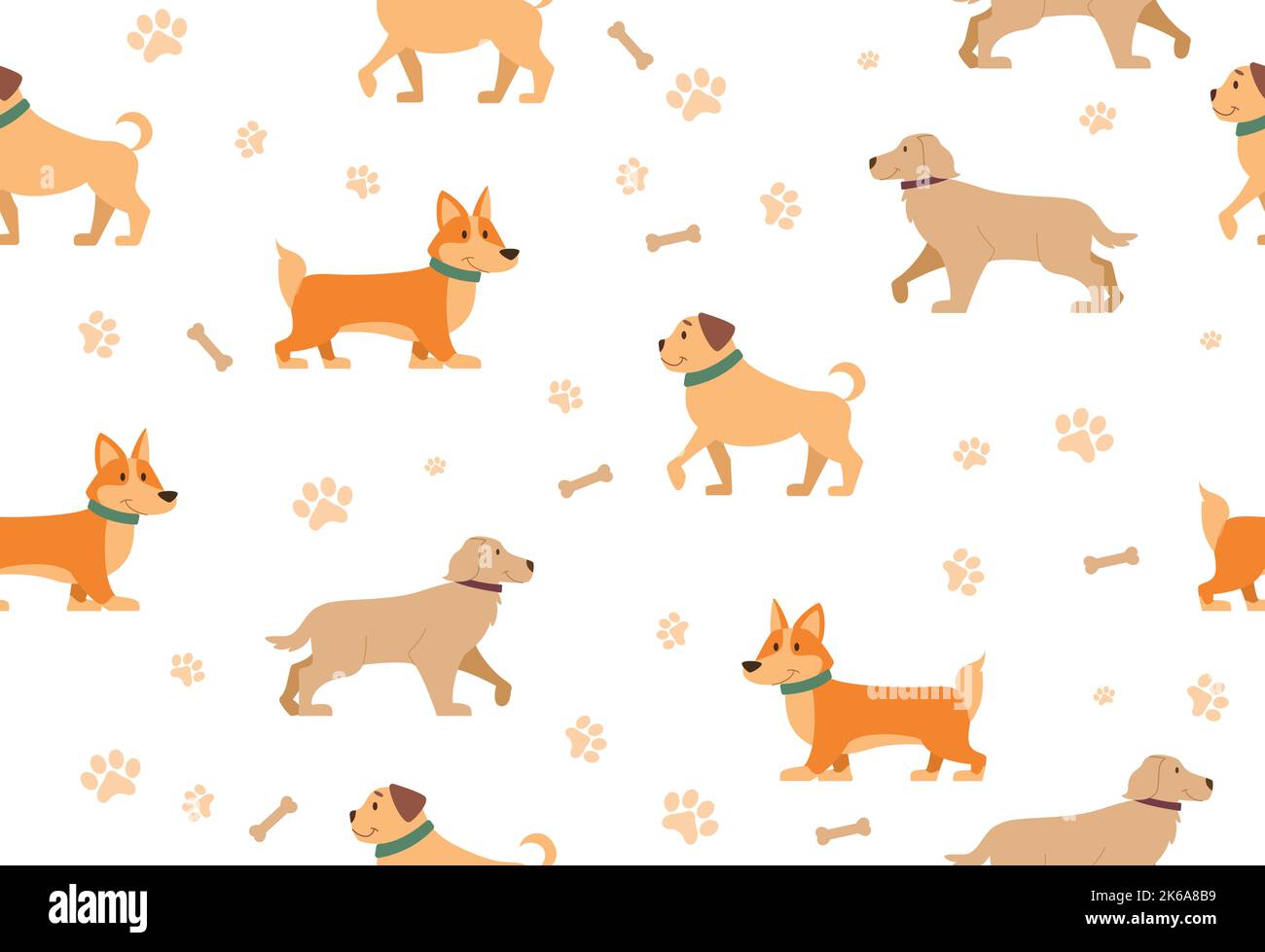 Seamless pattern dog toy Cut Out Stock Images & Pictures - Alamy