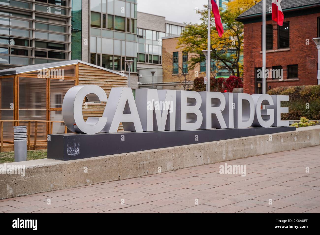 Cambridge City Hall, an iconic building in downtown Cambridge, Ontario ...
