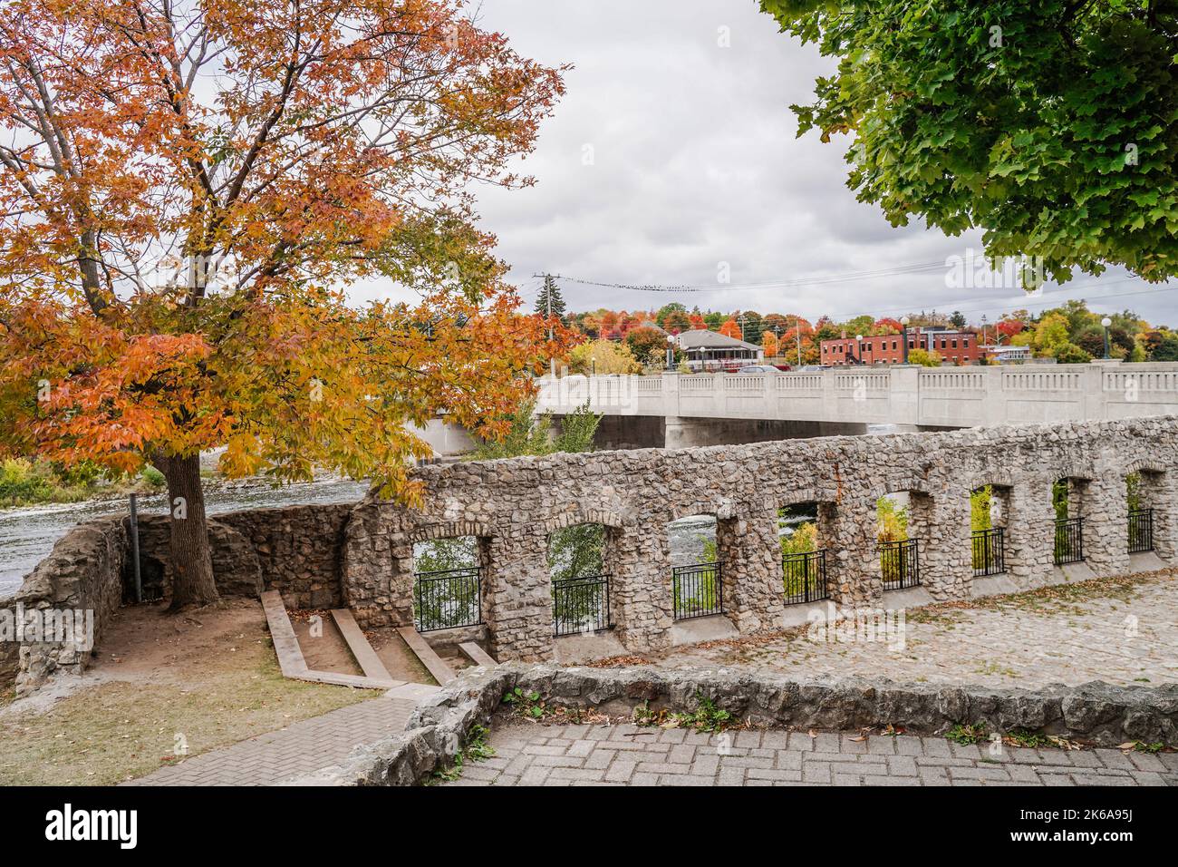 Mill Race Park is an urban park by the grand river in cambridge ...