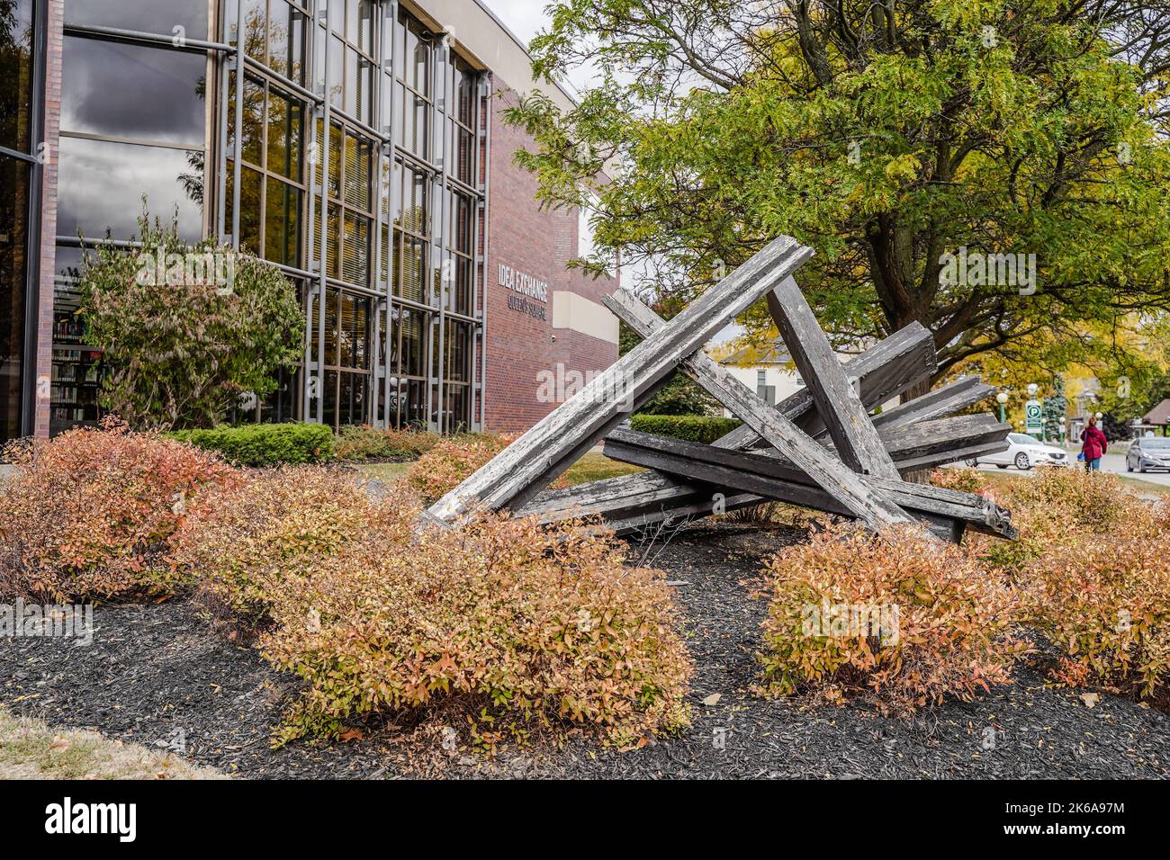 Queen's Square Idea Exchange library in Cambridge, Ontario, Canada ...