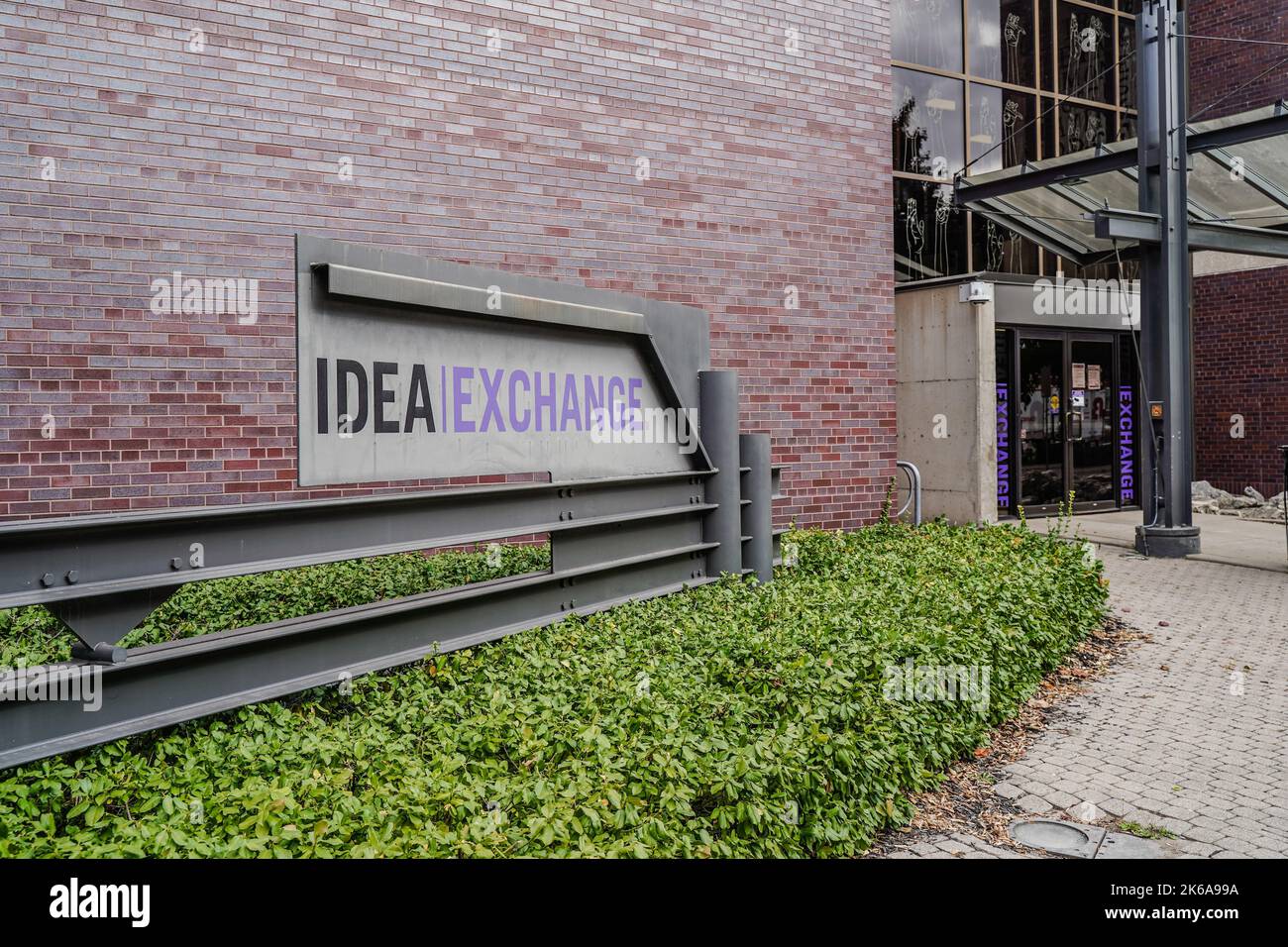 Queen's Square Idea Exchange library in Cambridge, Ontario, Canada ...