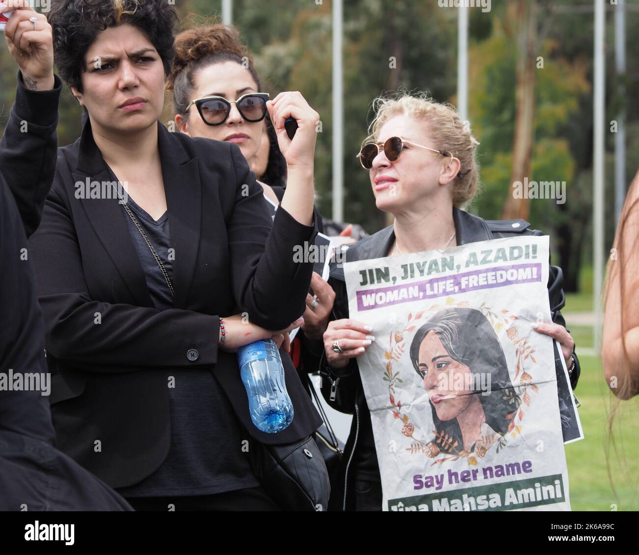 Freedom for Iran Rally at Parliament House 12 October 2022 Stock Photo ...