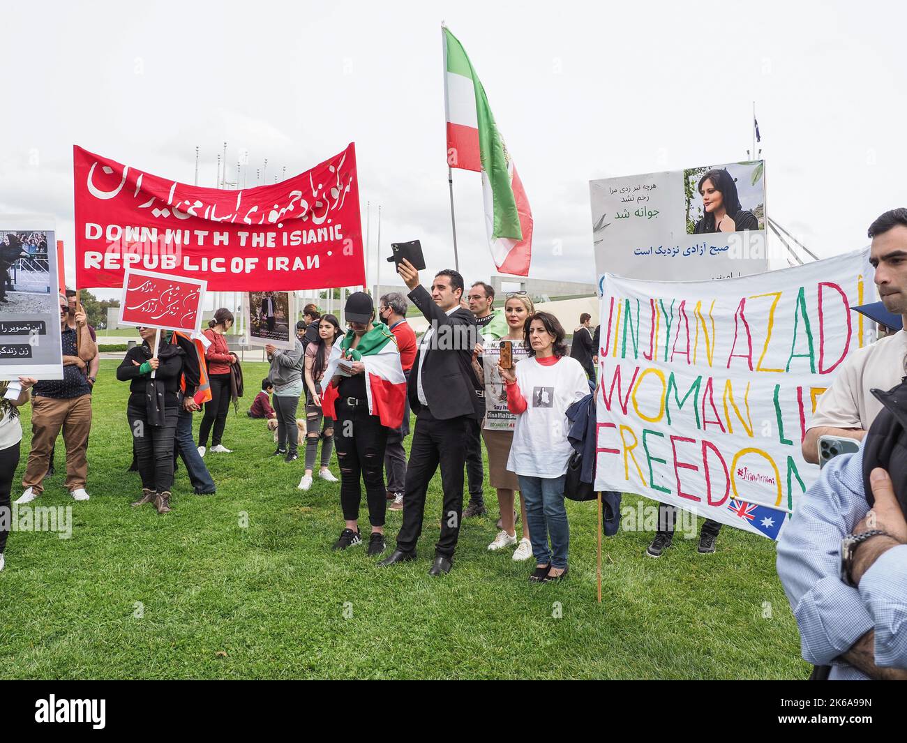 Freedom for Iran Rally at Parliament House 12 October 2022 Stock Photo ...