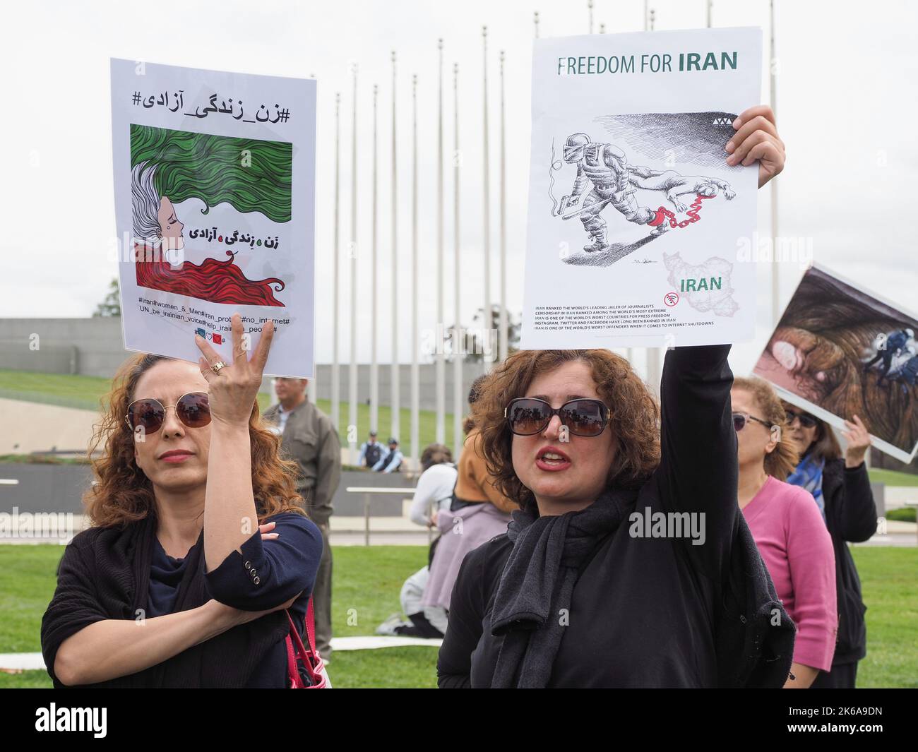 Freedom for Iran Rally at Parliament House 12 October 2022 Stock Photo ...