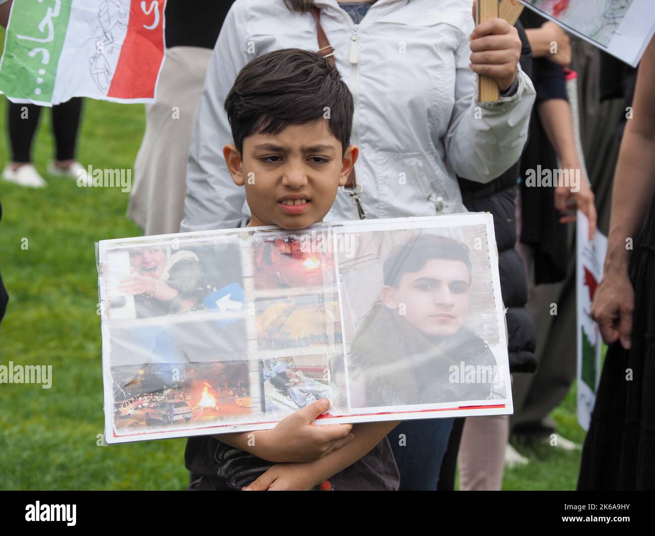 Freedom for Iran Rally at Parliament House 12 October 2022 Stock Photo ...