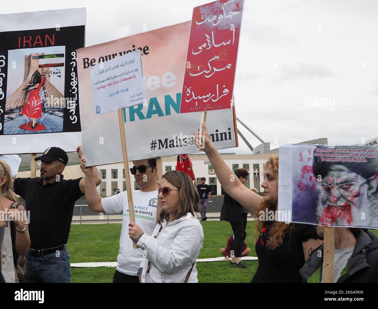 Freedom for Iran Rally at Parliament House 12 October 2022 Stock Photo ...
