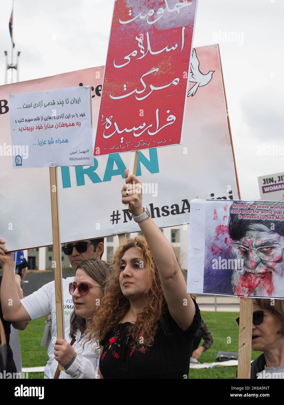 Freedom for Iran Rally at Parliament House 12 October 2022 Stock Photo ...