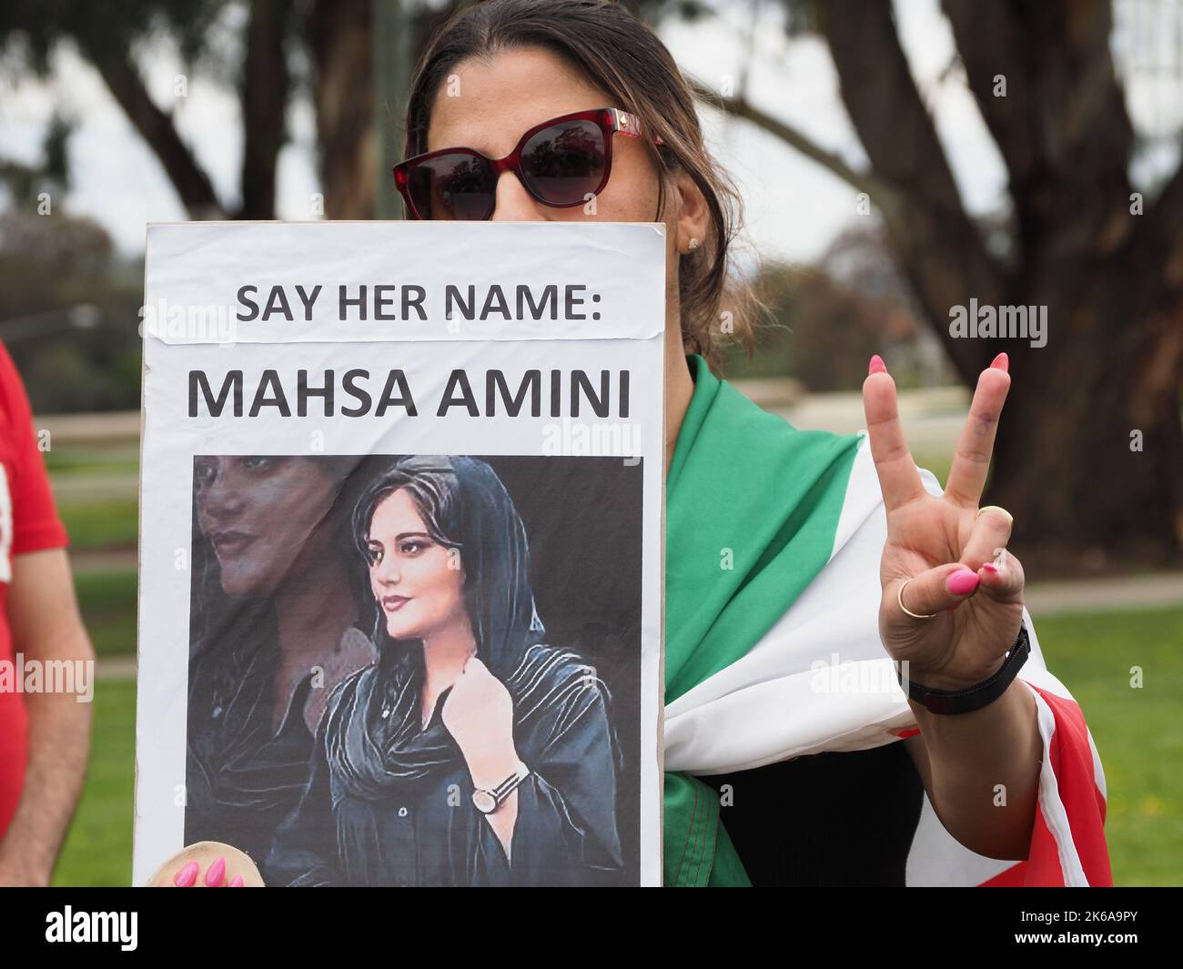Freedom for Iran Rally at Parliament House 12 October 2022 Stock Photo ...