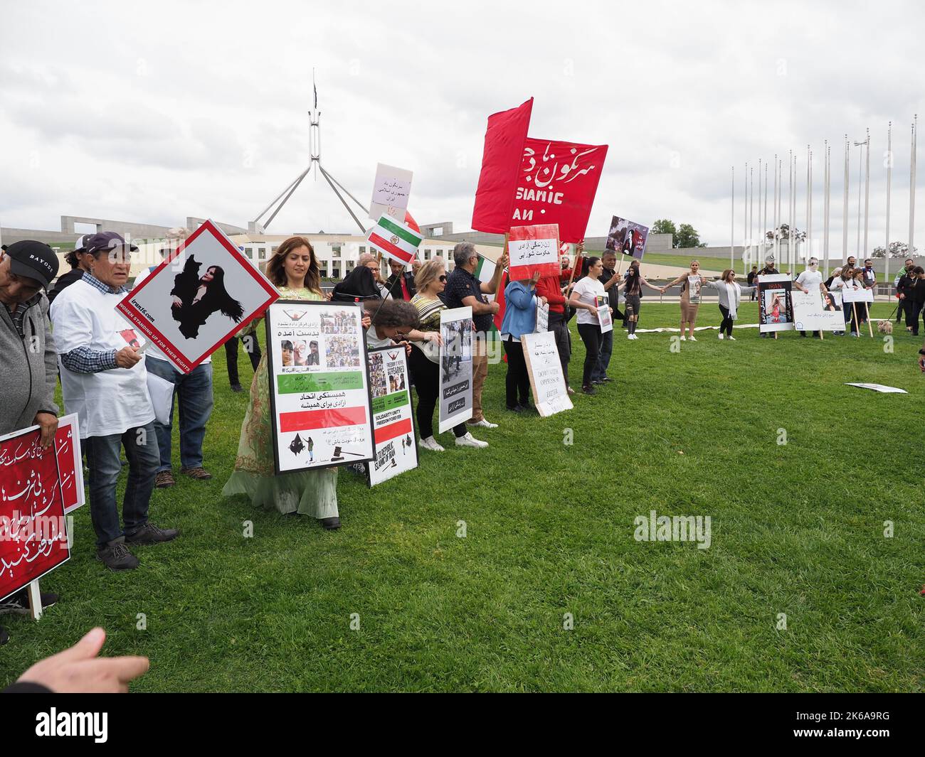Freedom for Iran Rally at Parliament House 12 October 2022 Stock Photo ...