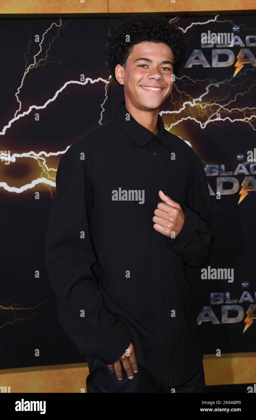 New York, NY, USA. 12th Oct, 2022. Jalon Christian at DC's "Black Adam ...