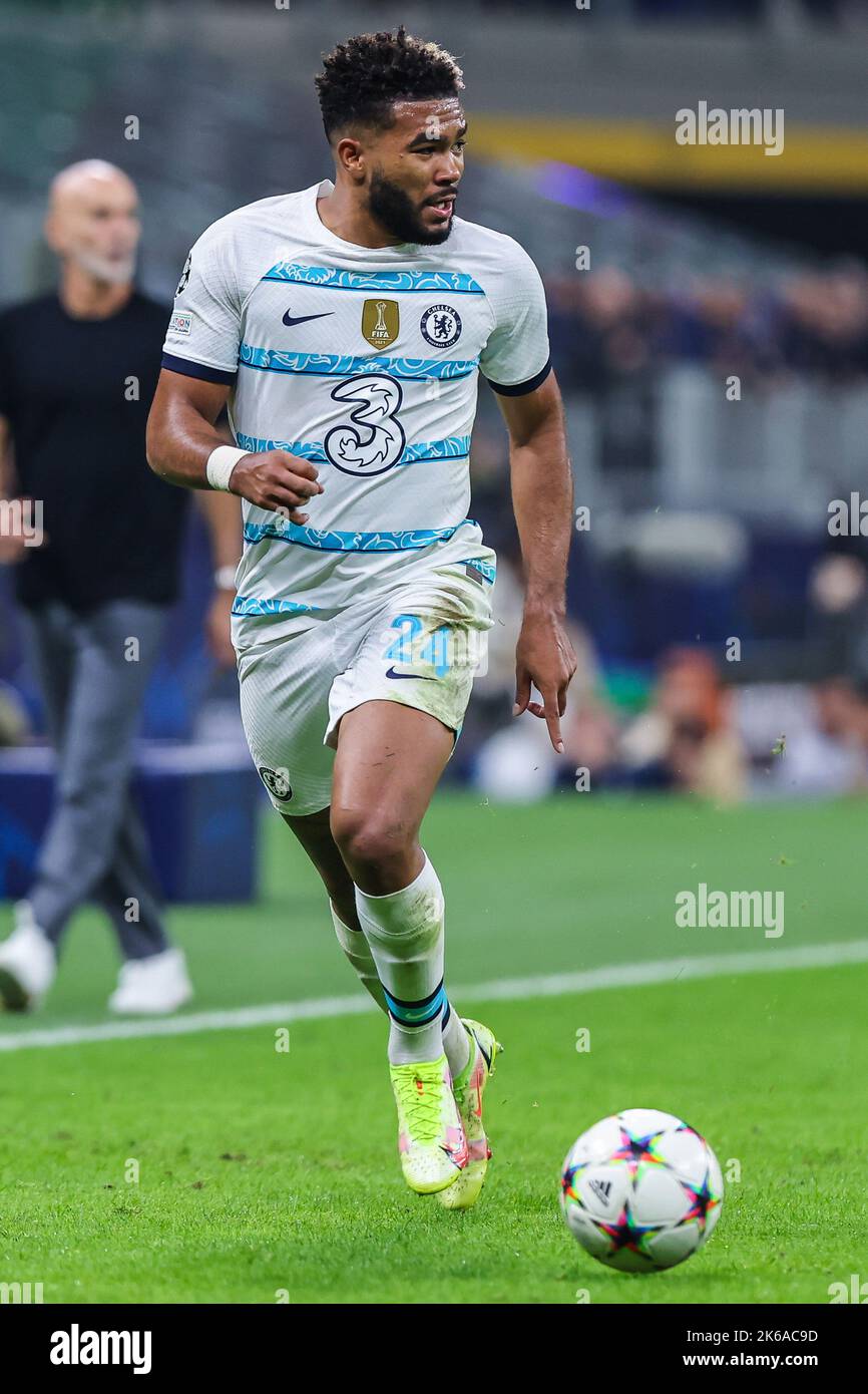 Reece James of Chelsea FC in action during the UEFA Champions League ...