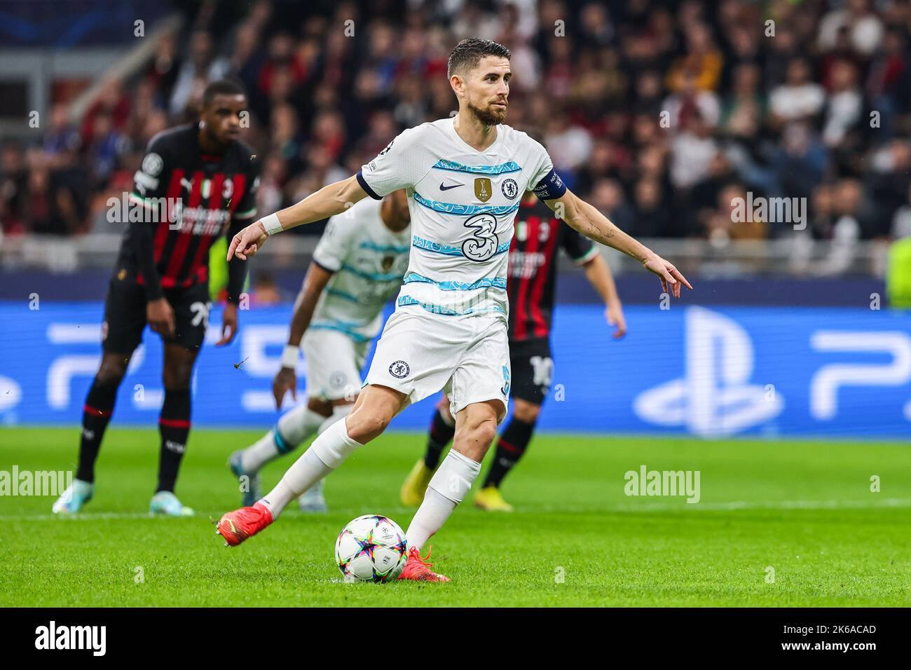 Jorge Luiz Frello Filho Cavaliere OMRI, known as Jorginho of Chelsea FC ...