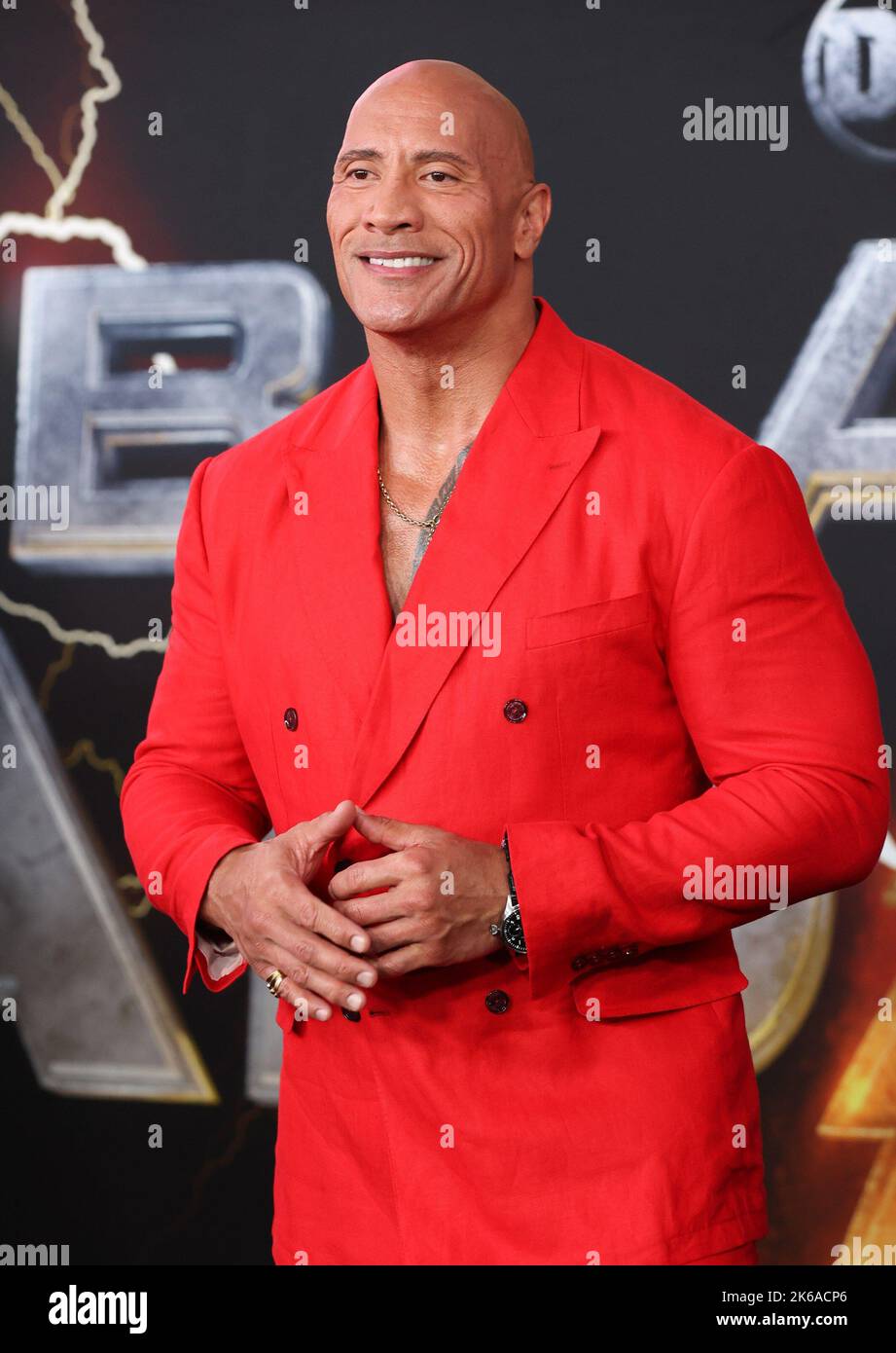 New York, NY, USA. 12th Oct, 2022. Dwayne Johnson at arrivals for BLACK ...