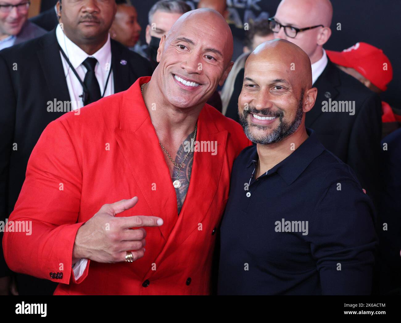 New York, NY, USA. 12th Oct, 2022. Dwayne Johnson, Keegan-Michael Key ...