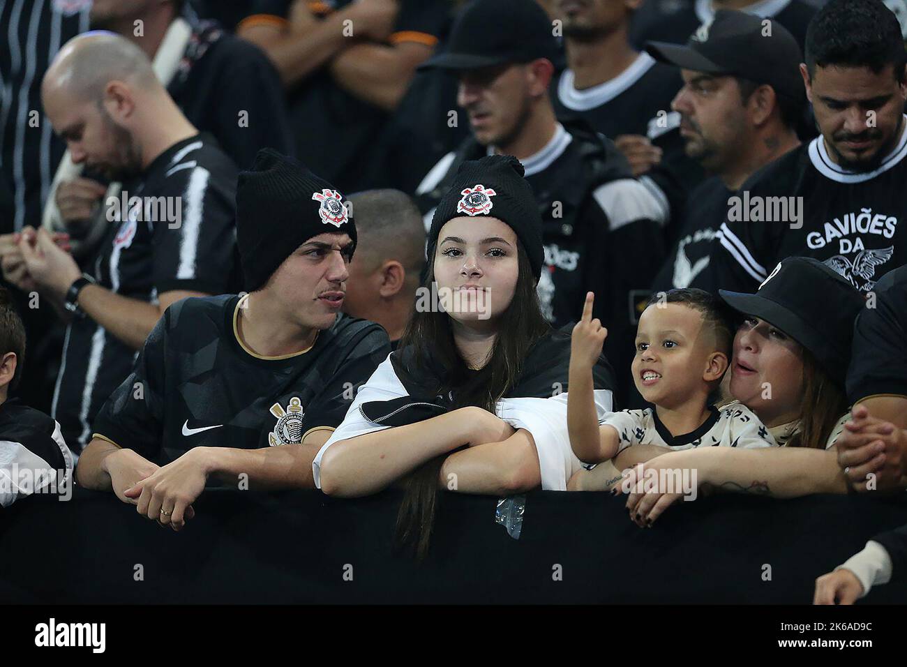 October 13, 2022, Sao Paulo, Sao Paulo, Brazil: Corinthians fans ...