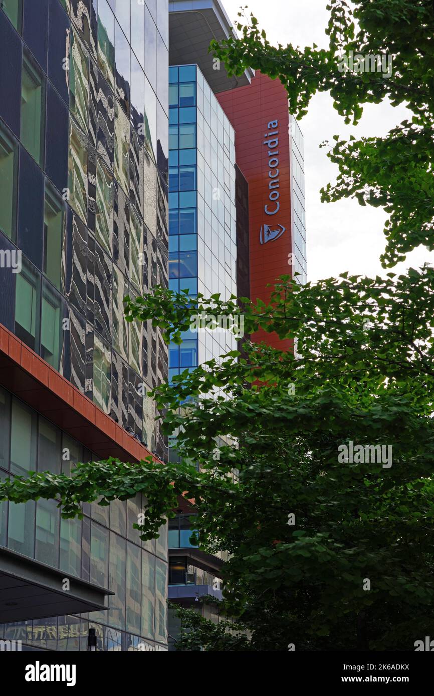 MONTREAL, CANADA -17 SEP 2022- View of the campus of Concordia ...