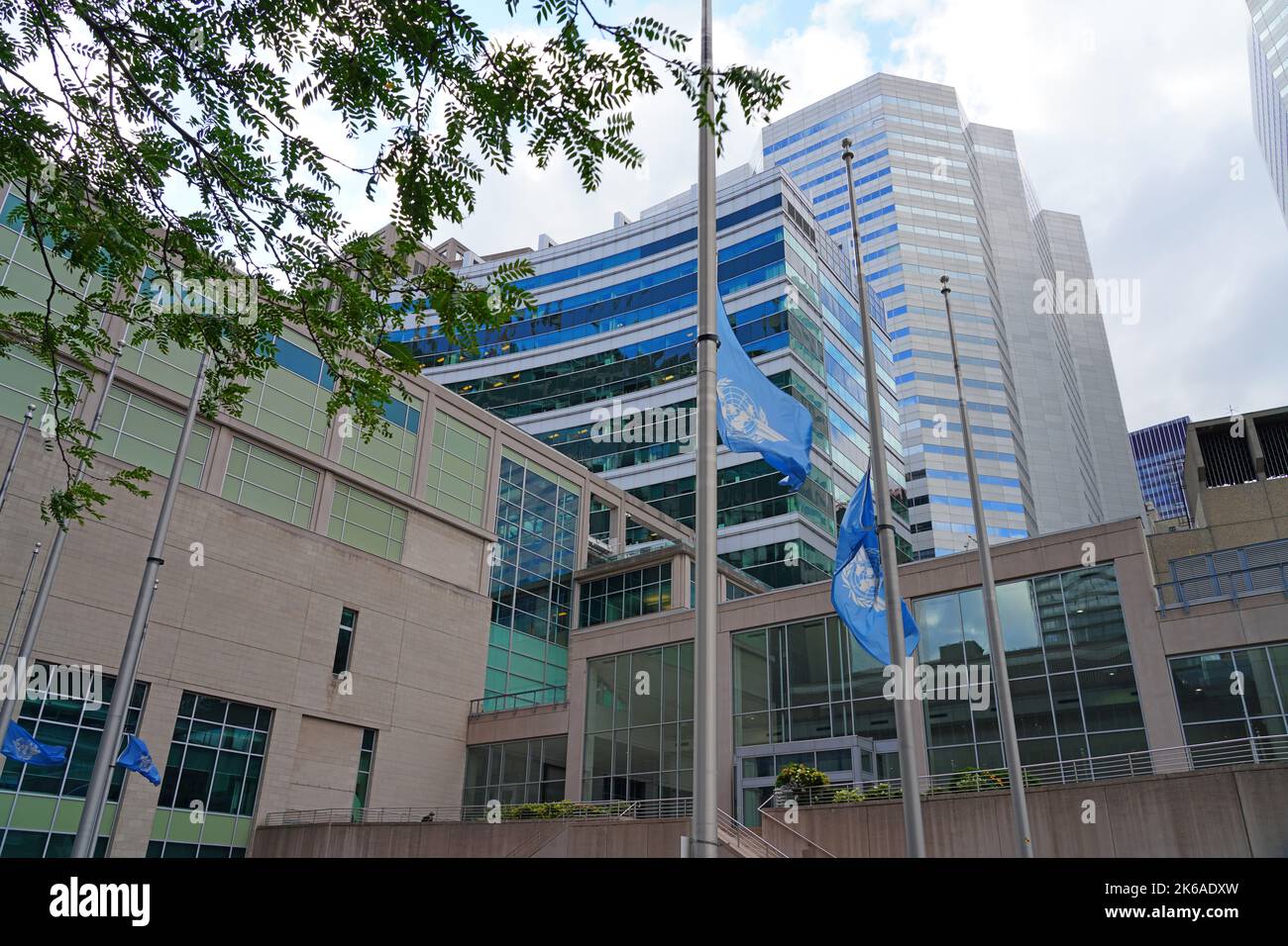 MONTREAL, CANADA -14 SEP 2022- View of the United Nations International ...