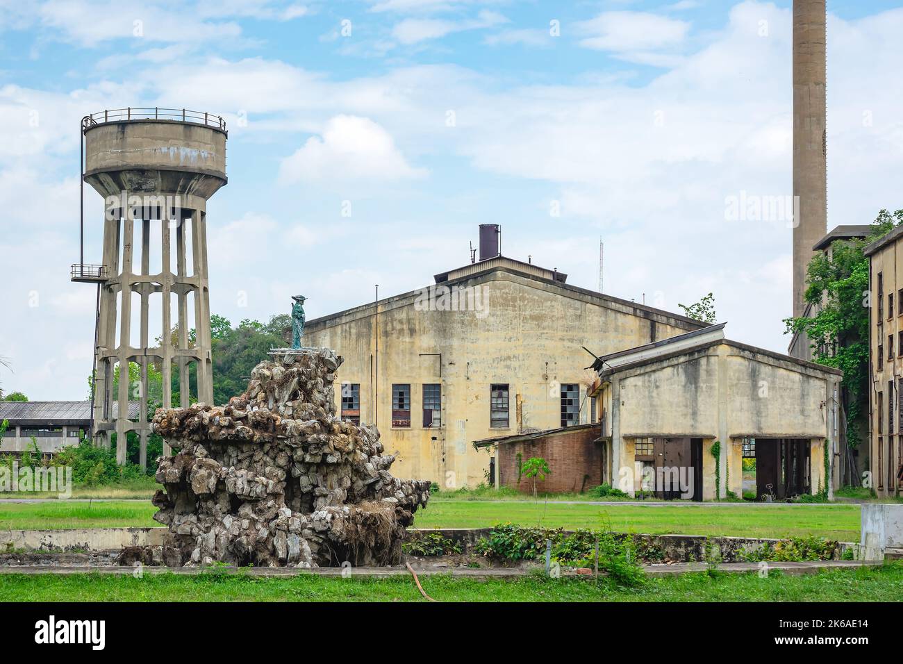 The old paper mill used to produce paper and banknotes during World War ...