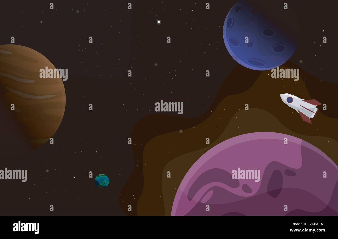 Exploration space background hi-res stock photography and images - Alamy