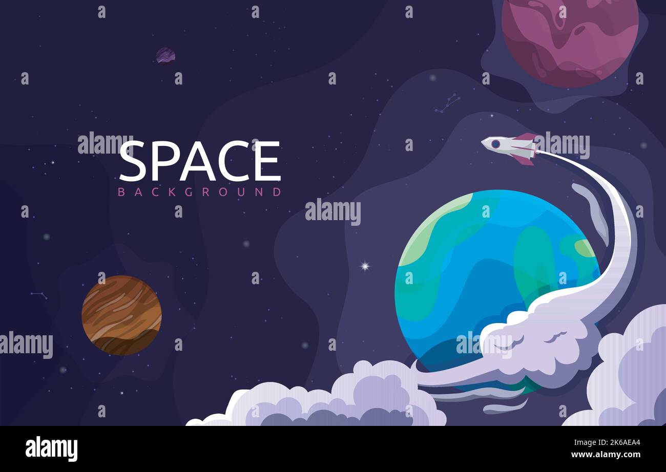 Rocket background Stock Vector Images - Alamy