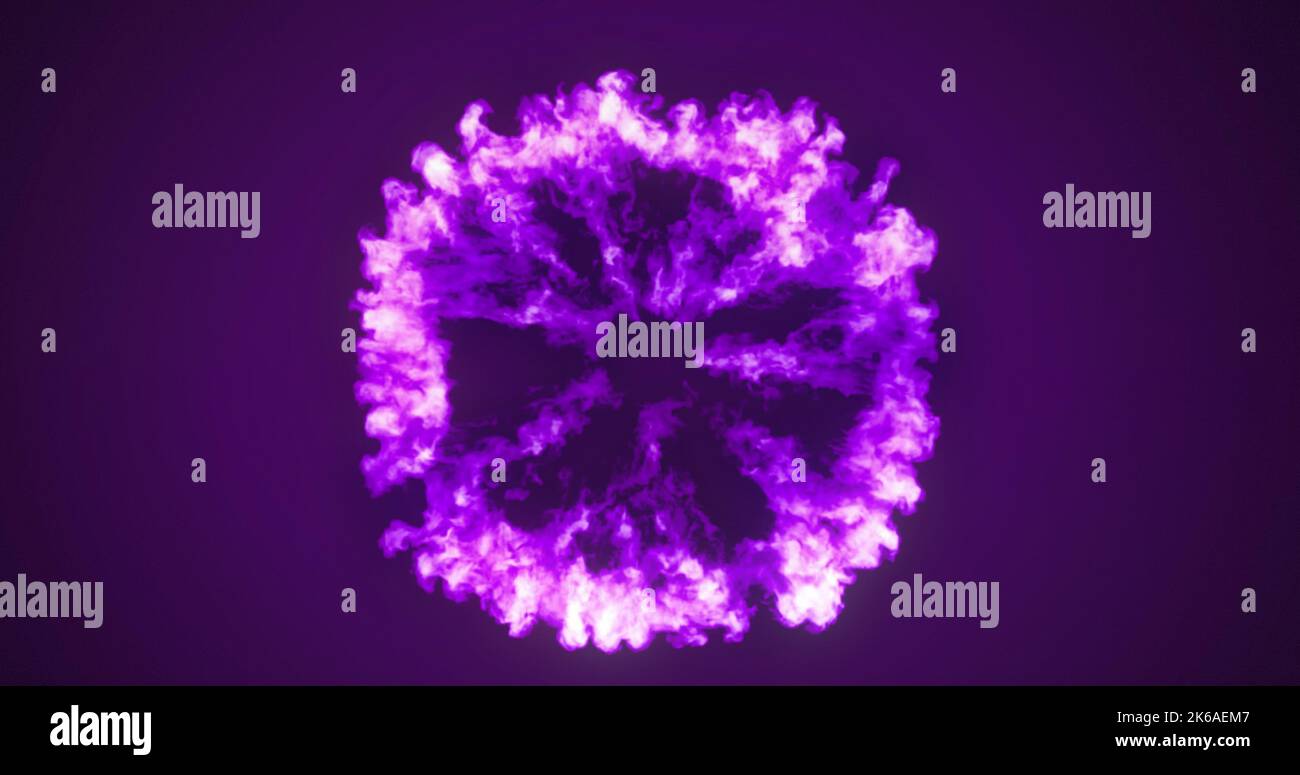 Image of violet background with copy space and violet explosion ...