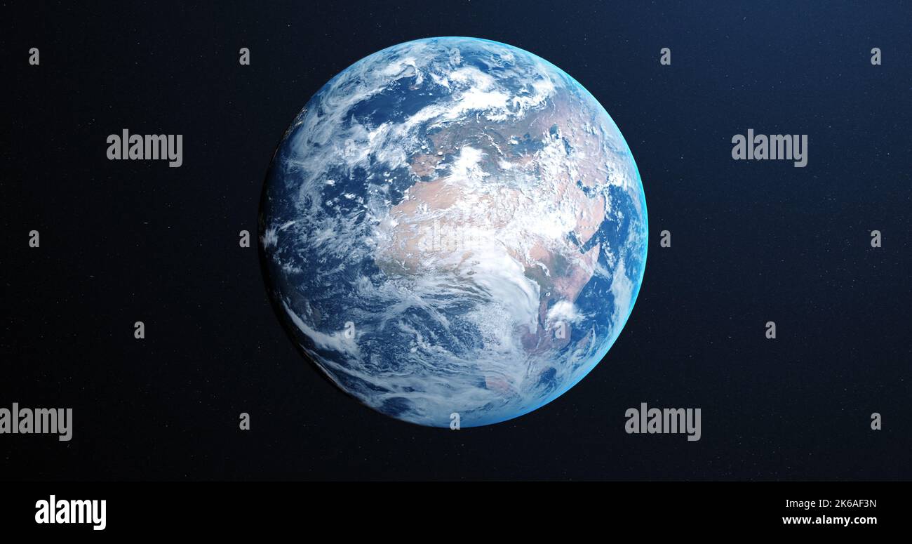 Image of satellite photo of earth visible from space. Cosmos, universe ...