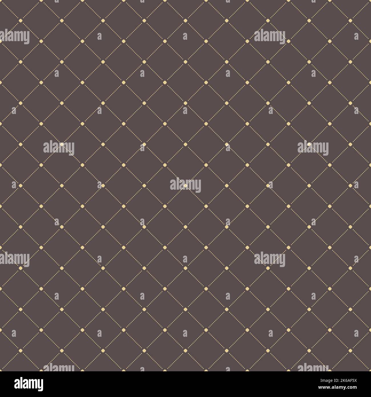 Geometric dotted vector pattern. Seamless abstract modern golden ...