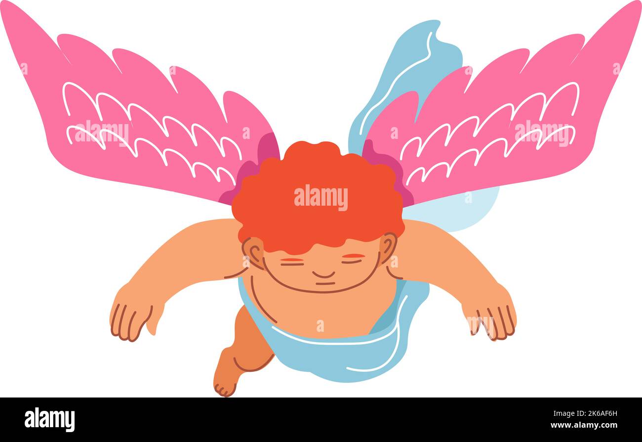 Cupid baby drawing Stock Vector Images - Alamy