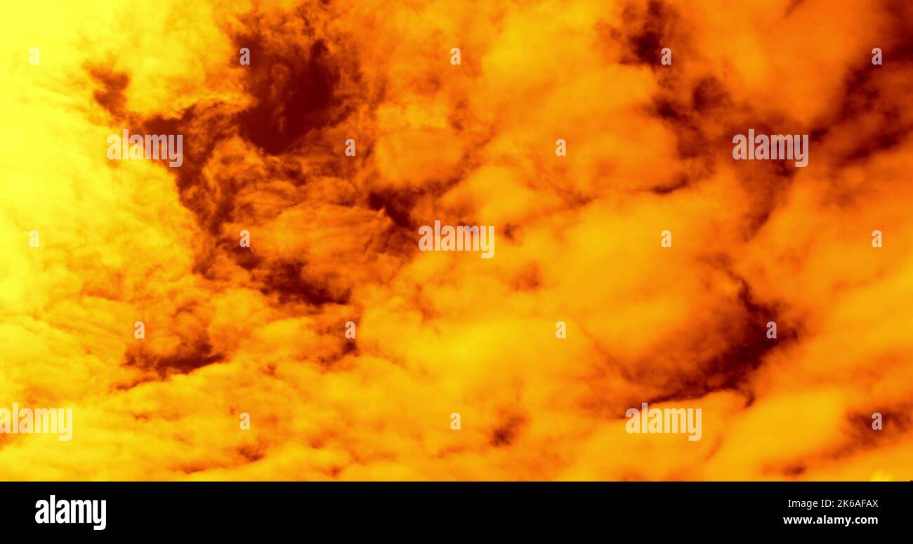 Image of smoke and fire with copy space. Smoke, fire, danger ...