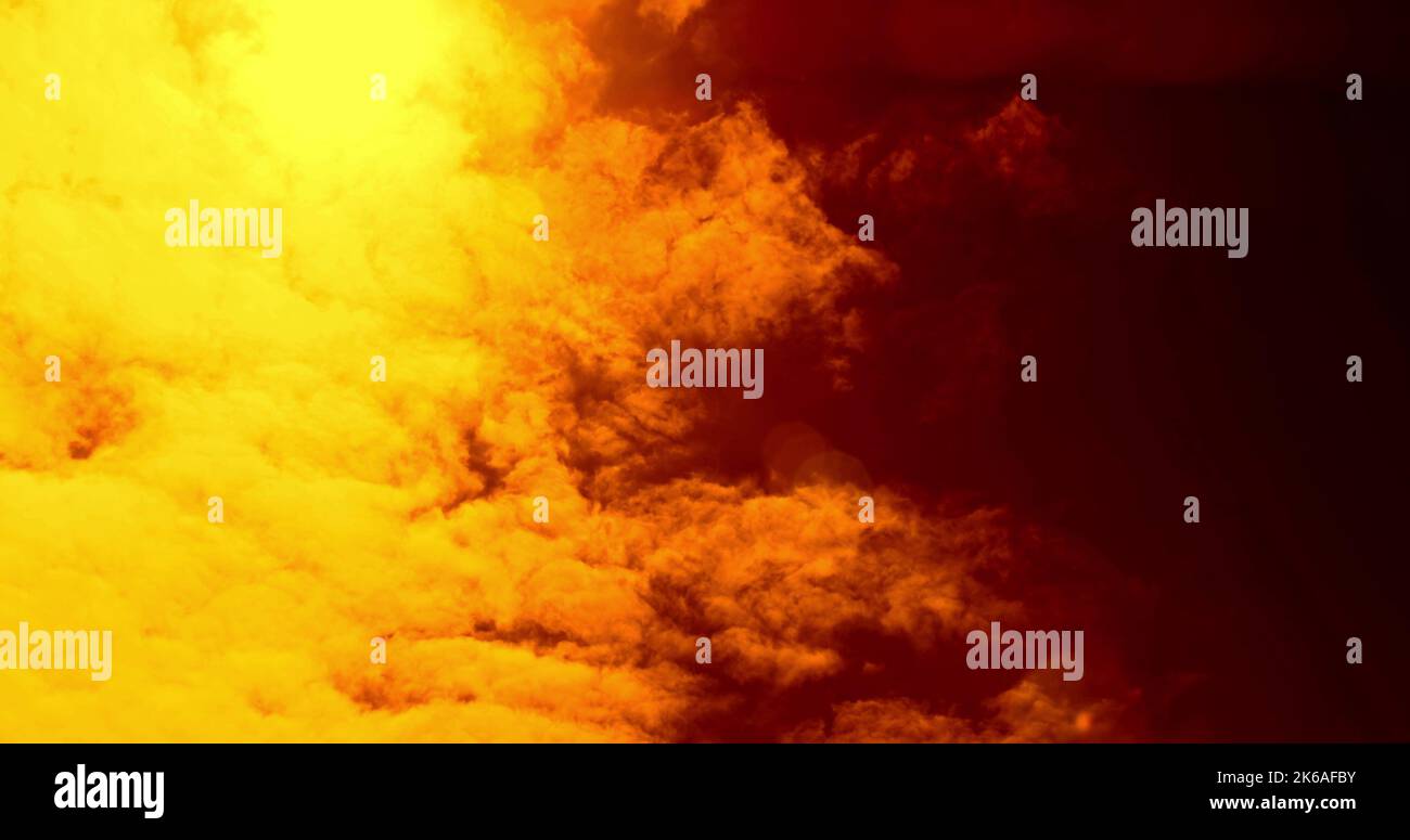 Image of smoke and fire with copy space. Smoke, fire, danger ...