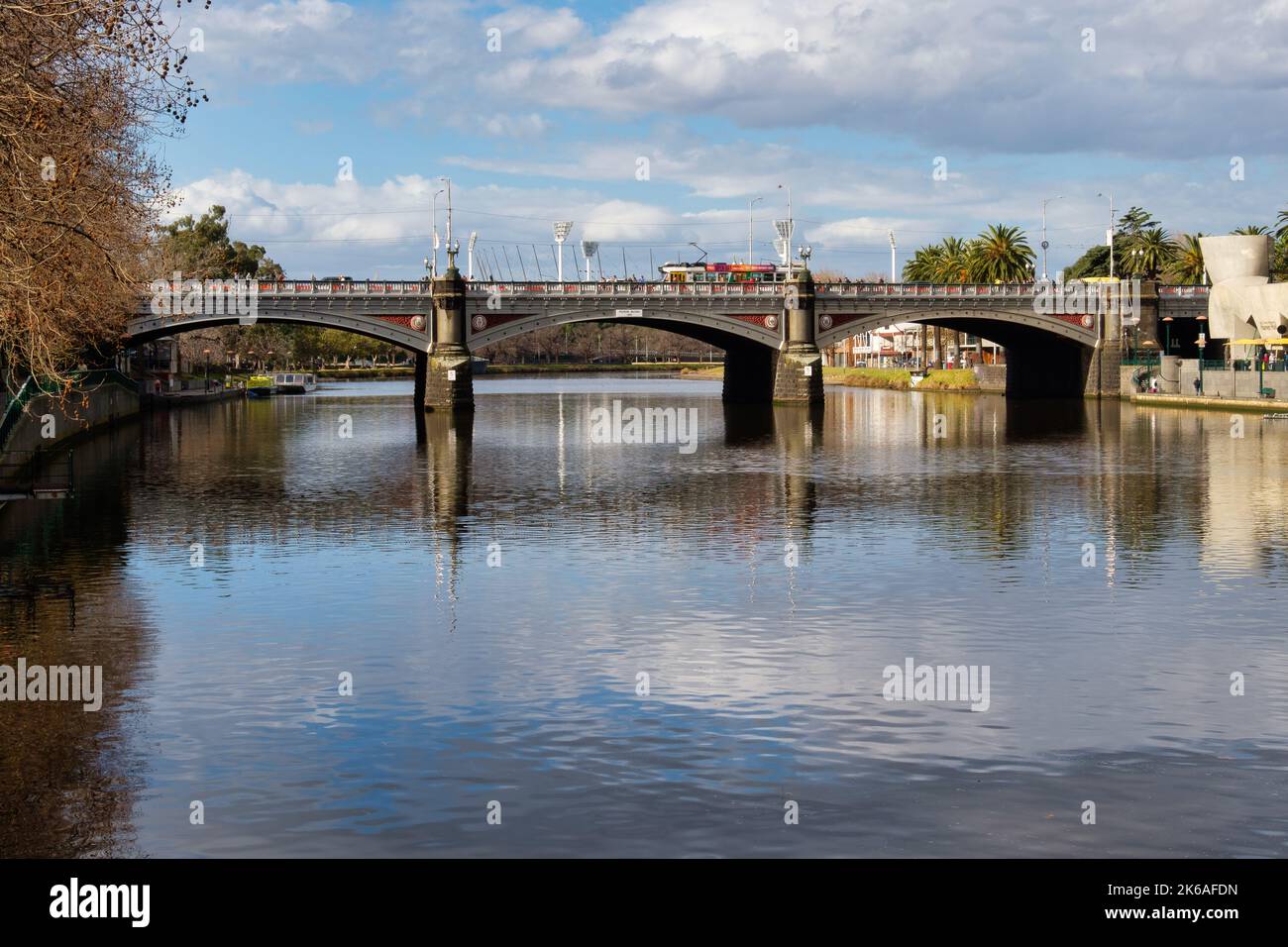 Princes Bridge, the grandest and oldest bridge of Melbourne, was styled ...
