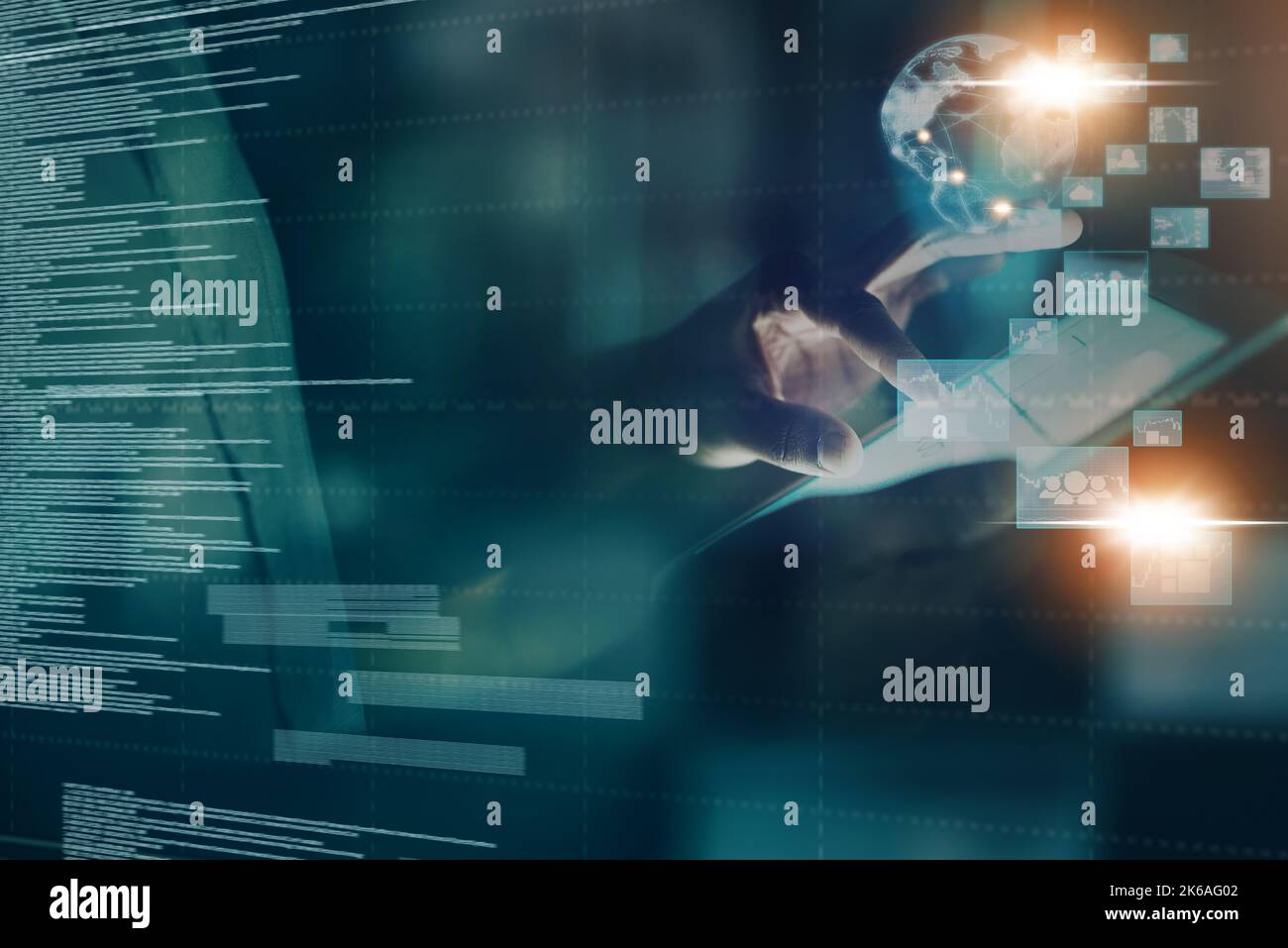 Digital transformation hands hi-res stock photography and images - Alamy