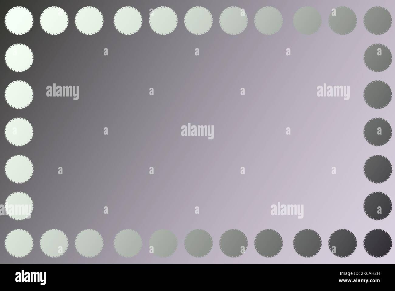 a blade border saw blades sales banner sign gradient art industrial ...