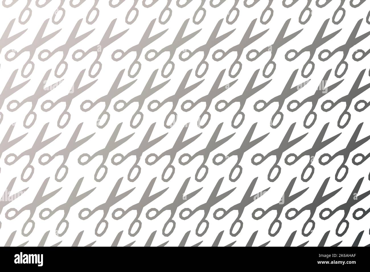 a cutout scissors shape cutting tool illustration mosaic pattern ...