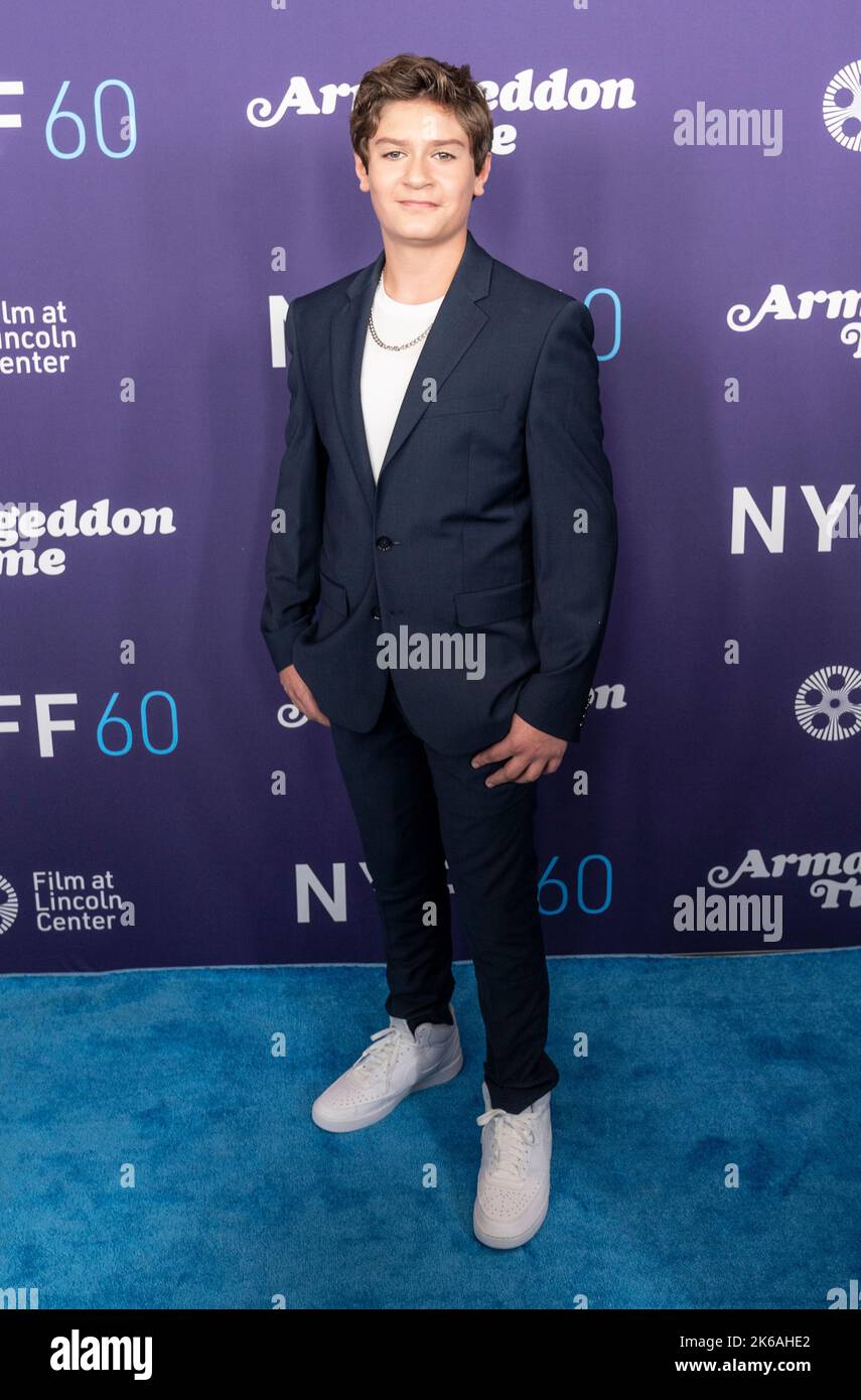 Dane West attends presentation of movie Armageddon Time during 60th New ...