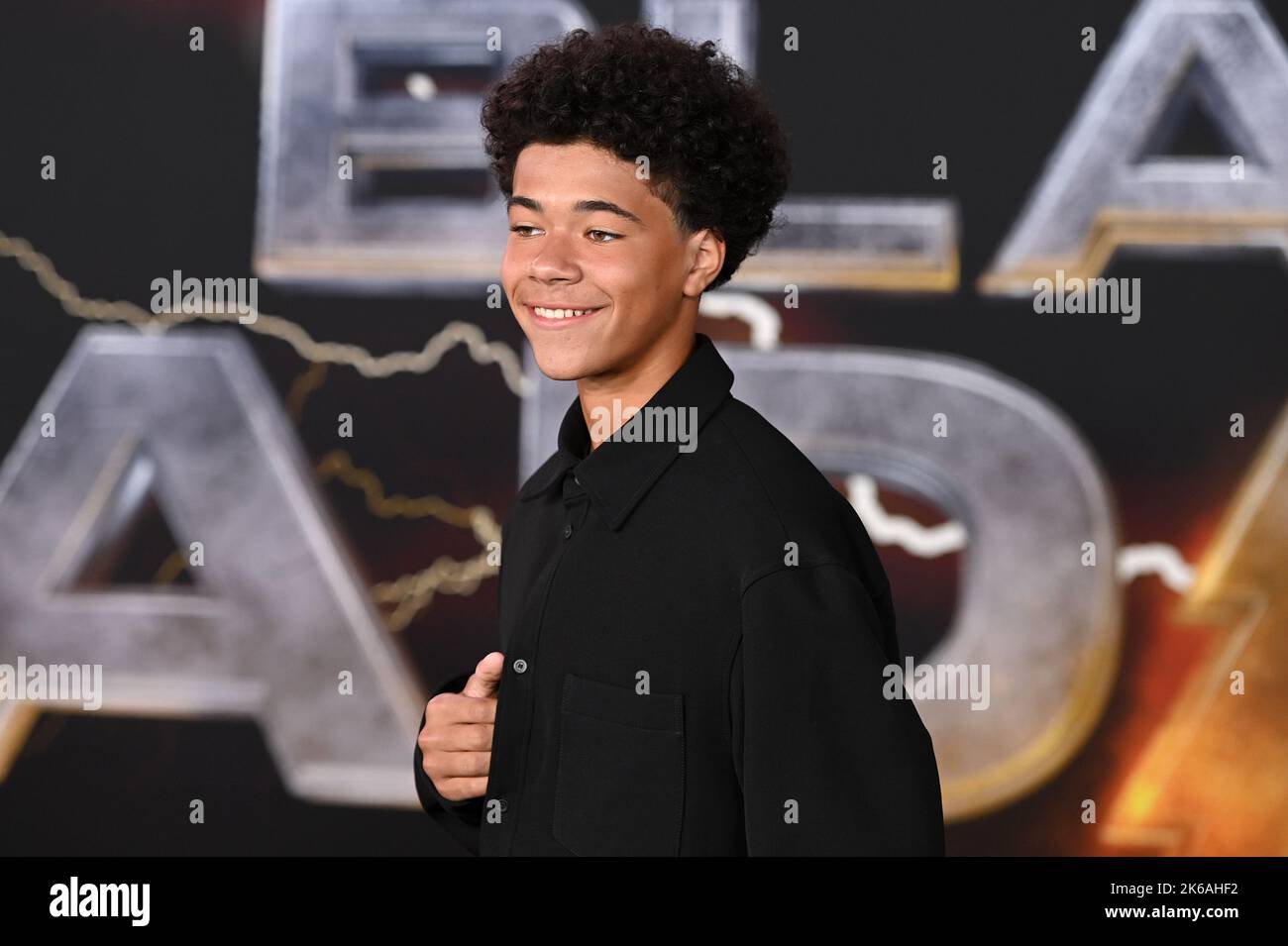 New York, USA. 12th Oct, 2022. Actor Jalon Christian attends the “Black ...