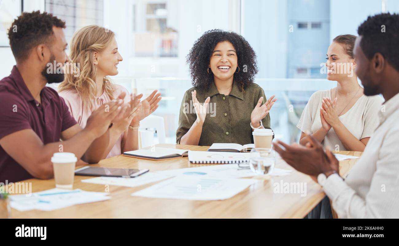 Congratulations applause office hi-res stock photography and images - Alamy